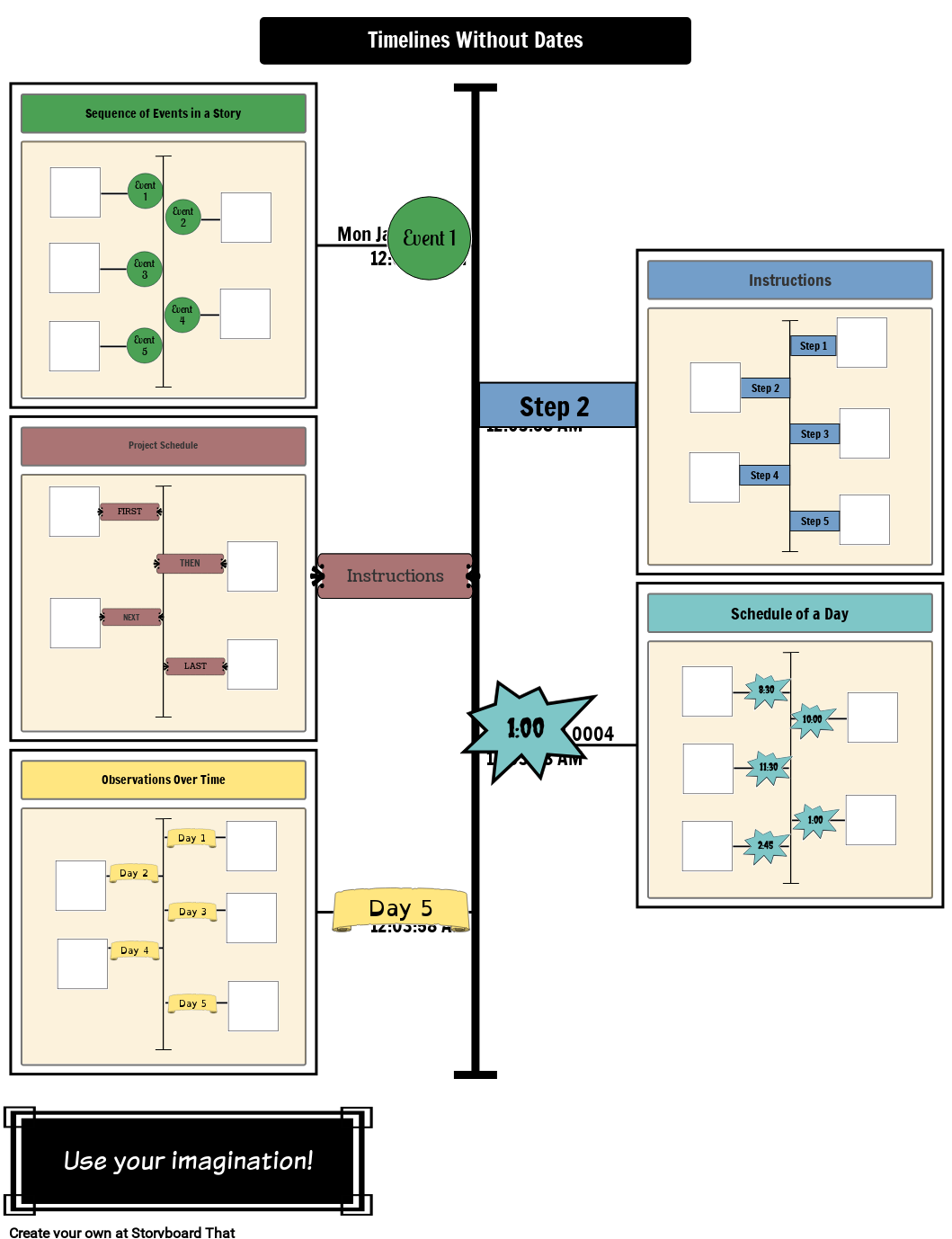 Zeitleiste Keine Daten Storyboard Von De examples