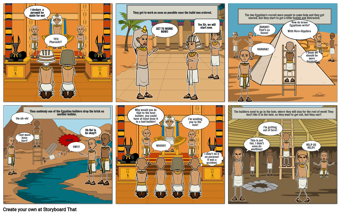 Fabiana Polcaro- Mesopotamia/Egypt/Kush Comic Strip Assignment