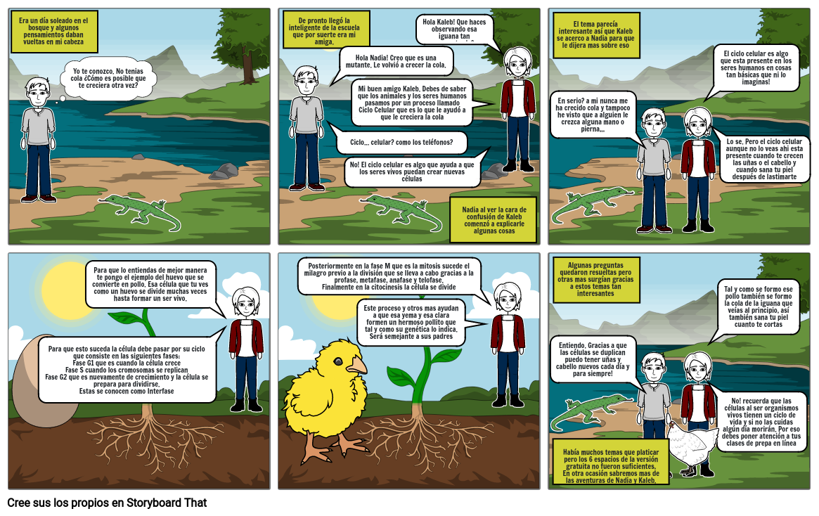 La Intimidad De La Célula Storyboard Por Deebbc79
