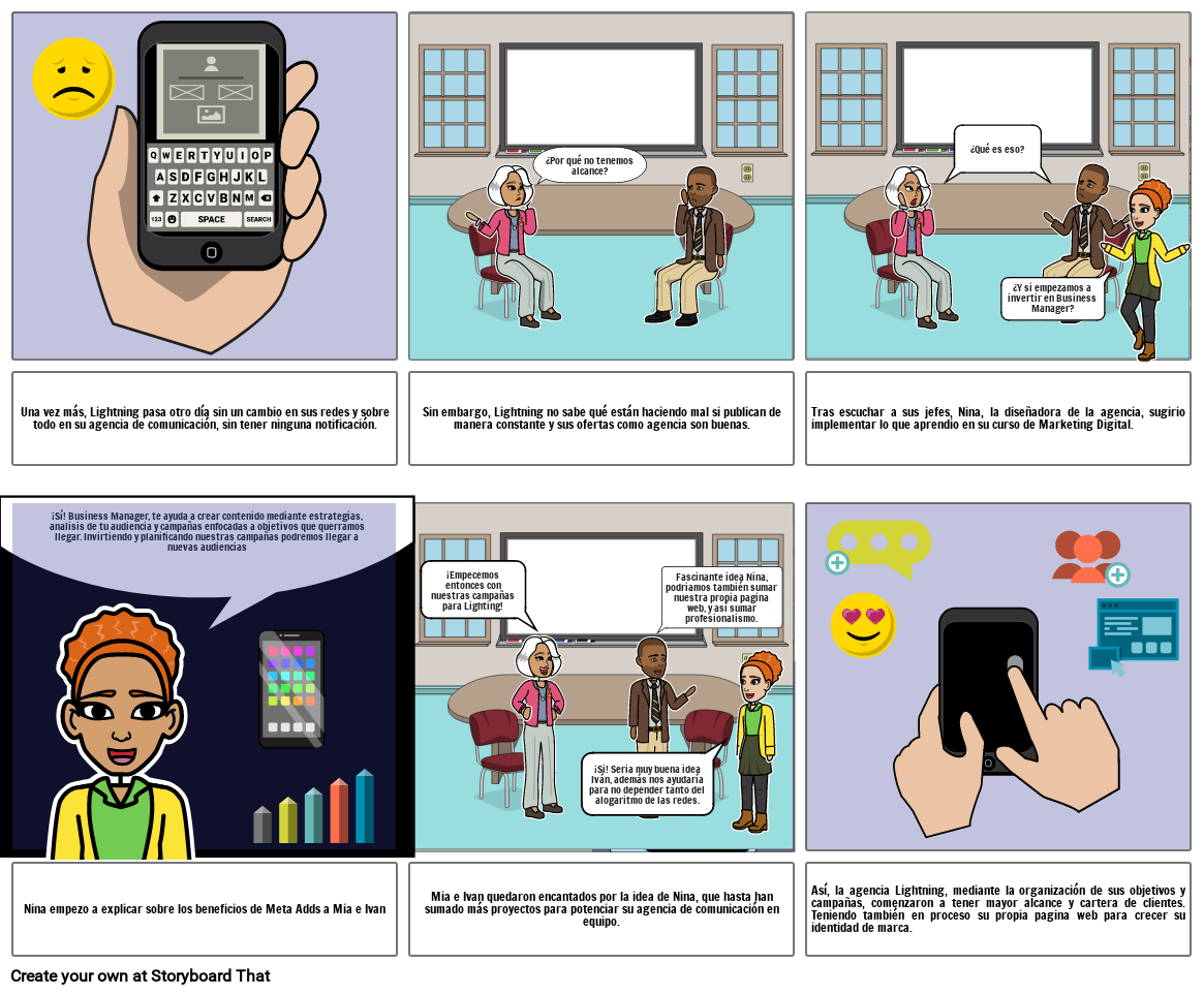 Agencia Lightning Storyboard por delfi61958