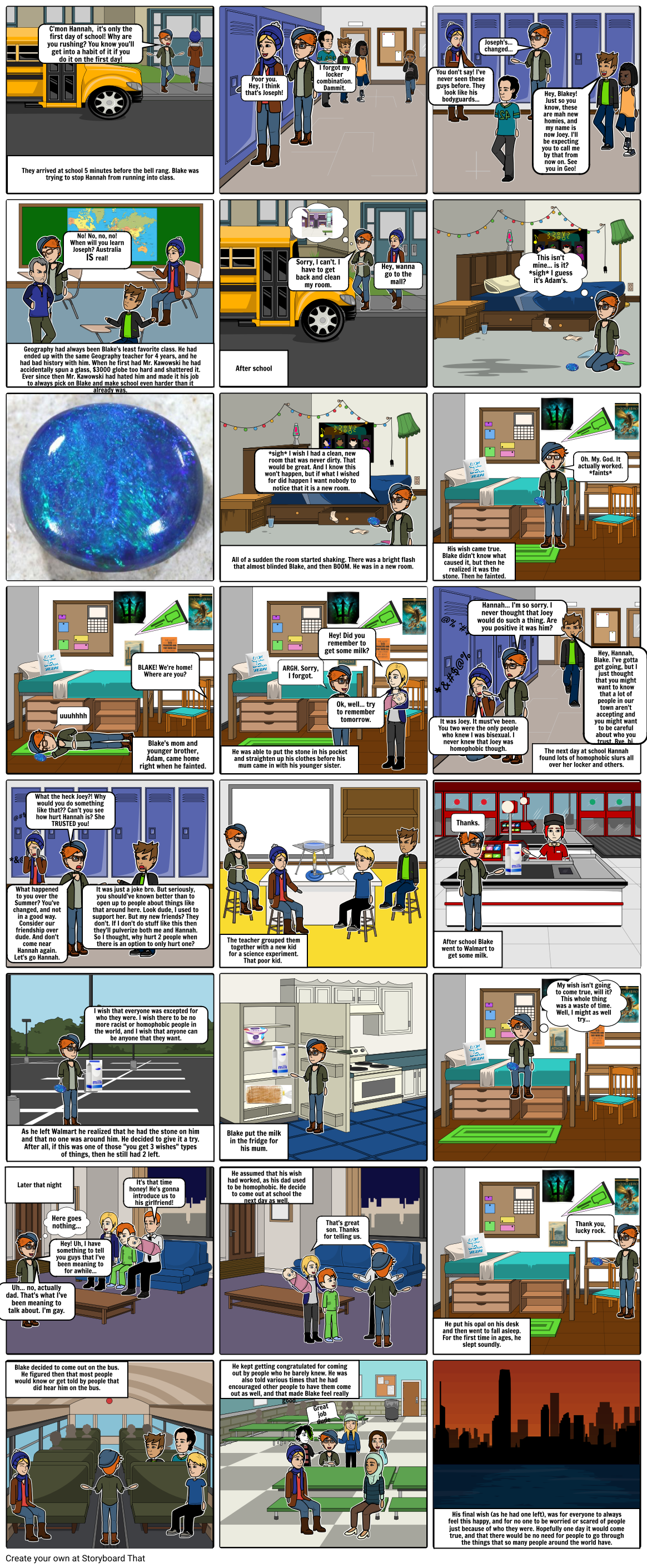 English Graphic Novel Part 2 Storyboard par demigod63