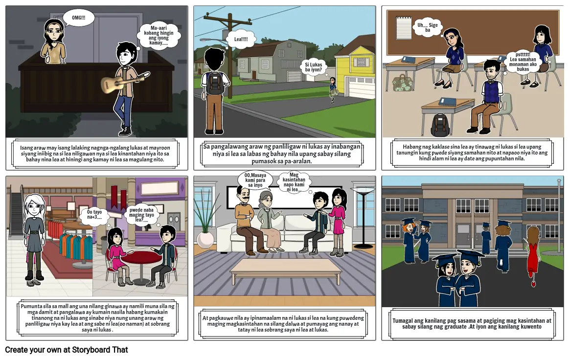 PERFORMANCE TASK Storyboard by dennise86600