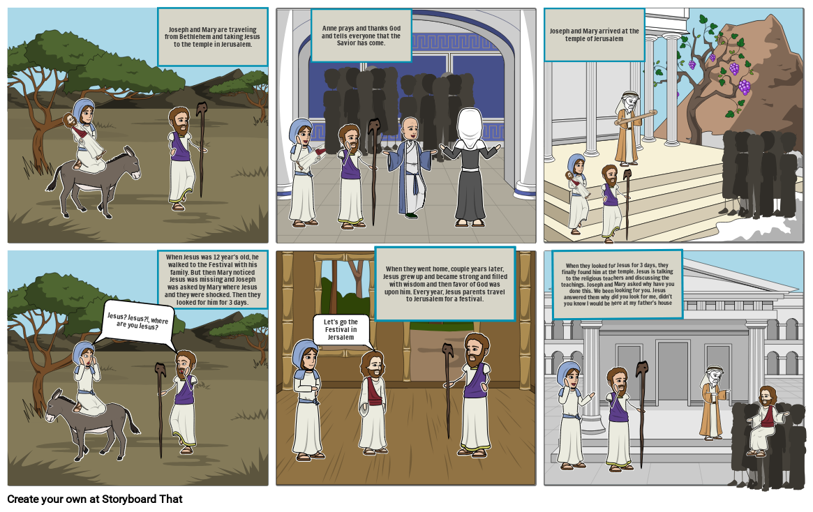 The childhood of Jesus Storyboard par df05824a