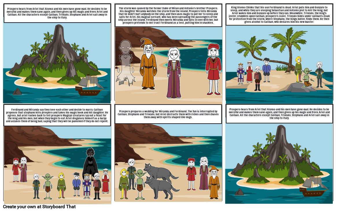 The Tempest Storyboard by df67d03f