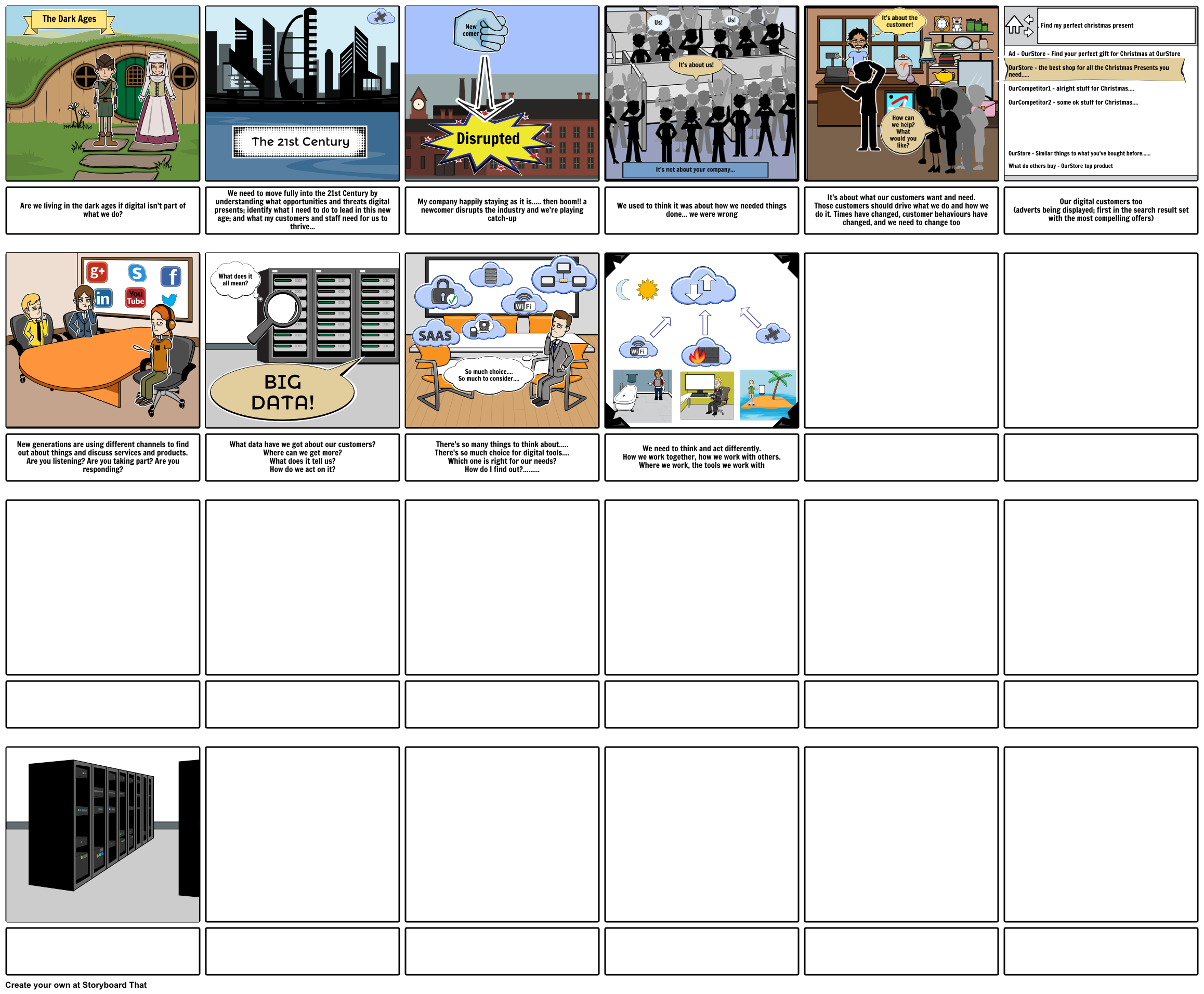 Dave Project 1 Storyboard por djdenton