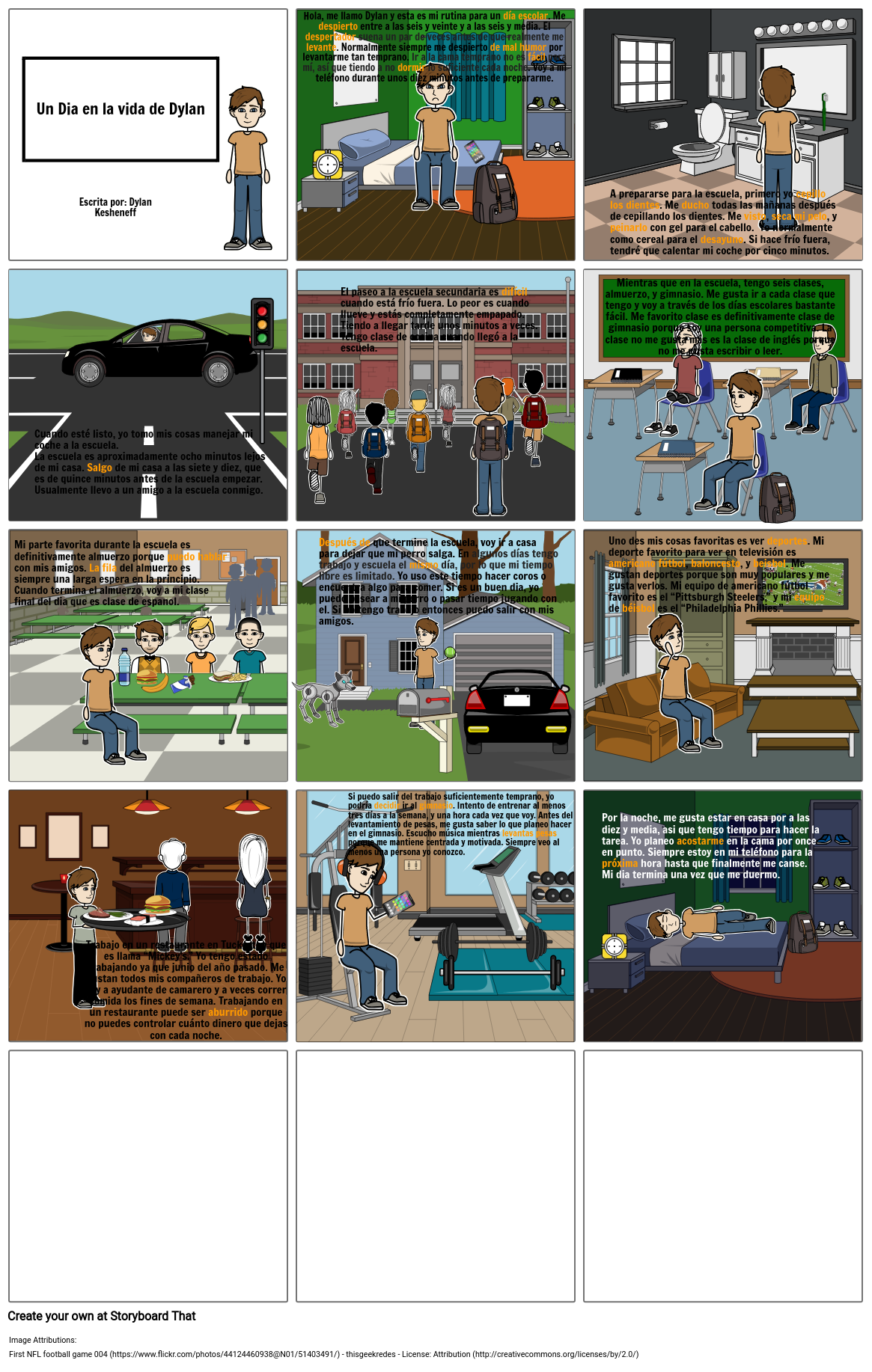 Spanish Storyboard Project Storyboard par dkesheneff