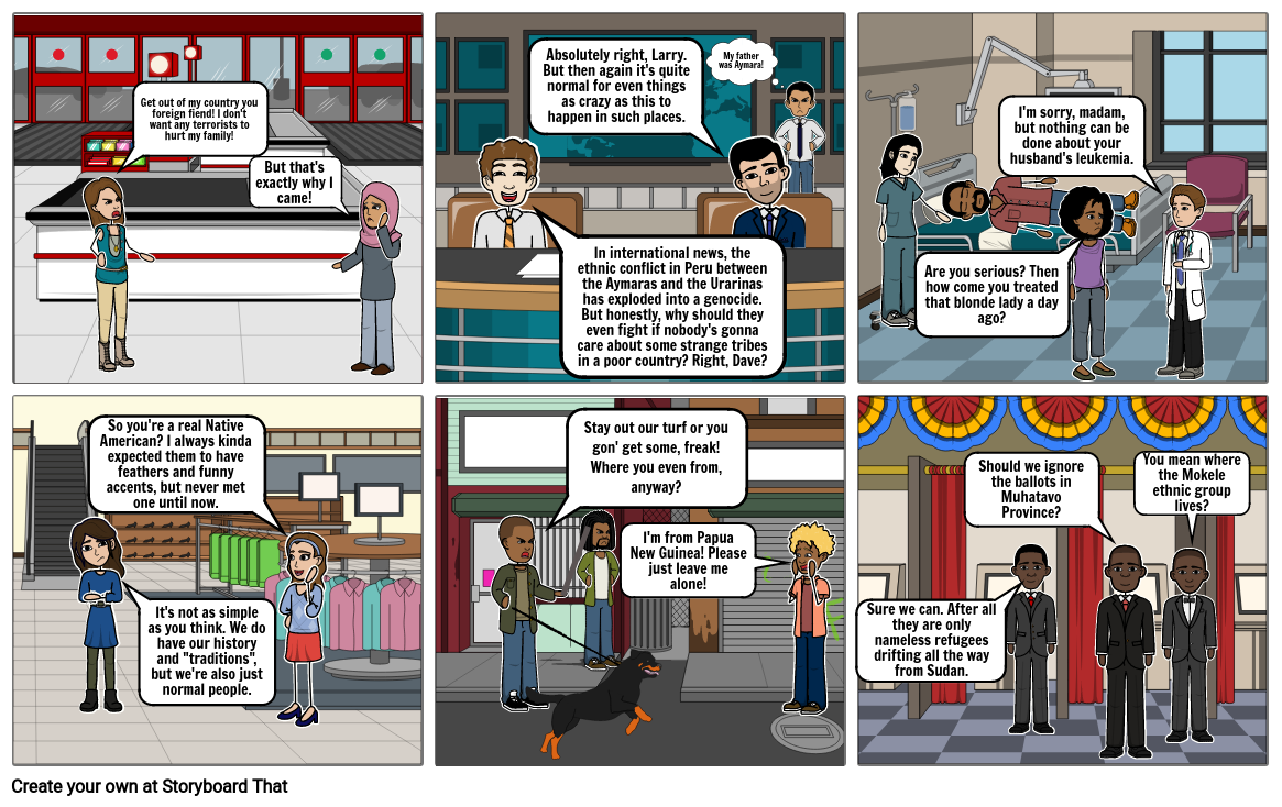 Marginalization Storyboard by dkhalili37195