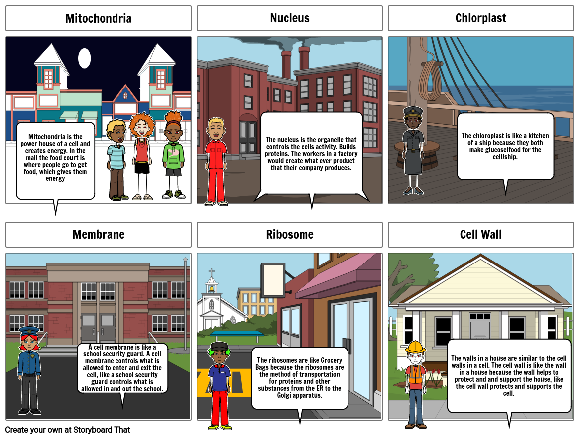 Cell Anology Storyboard by dlewis68954