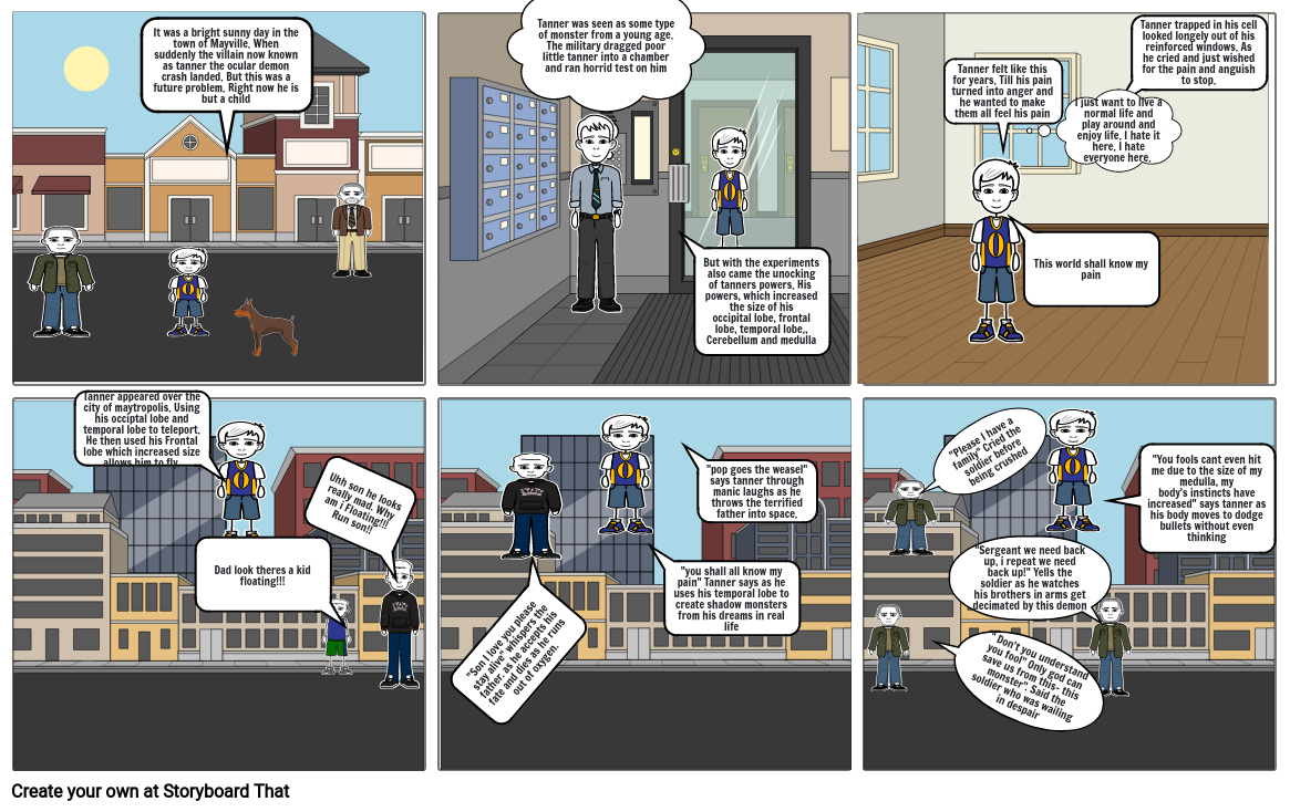 brain villain Storyboard por dontplayunclela