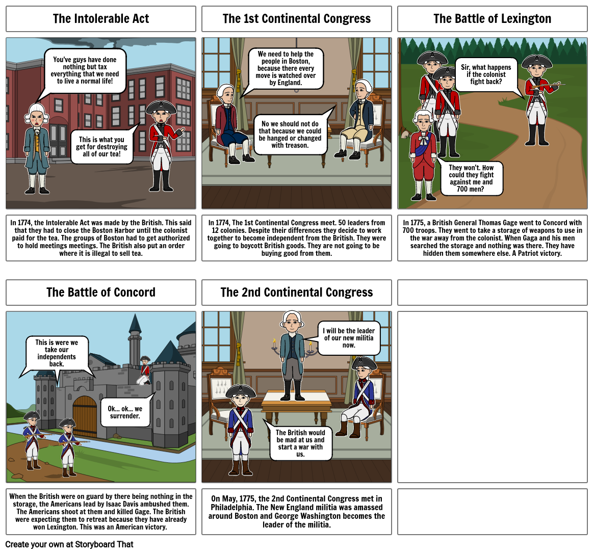 Road to Revolution pt 2 Storyboard par dsarzynski