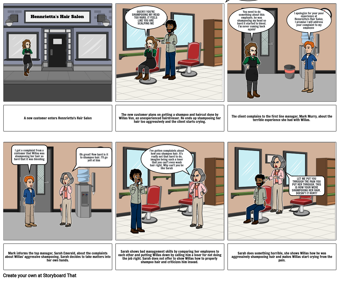 Bad Management Comic Strip Storyboard by dz65638