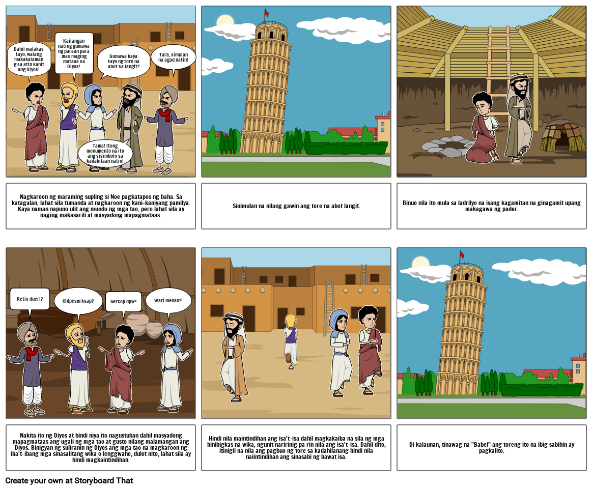 Tore Ni Babel Komiks (Balagtas) Storyboard por e00ab75a