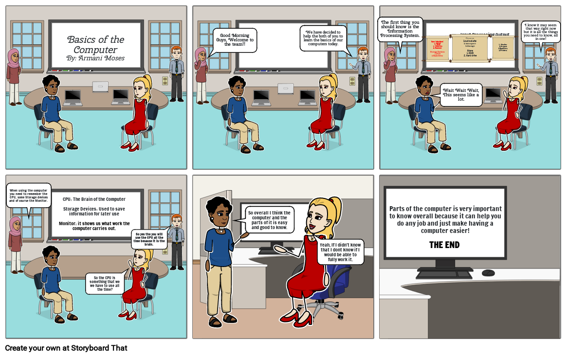 Basics of the Computer Cartoon Storyboard by e0d1230f