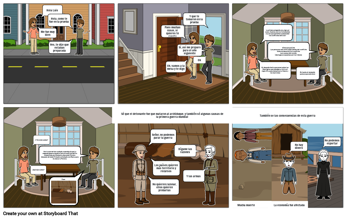 Tragedia Storyboard por e12582