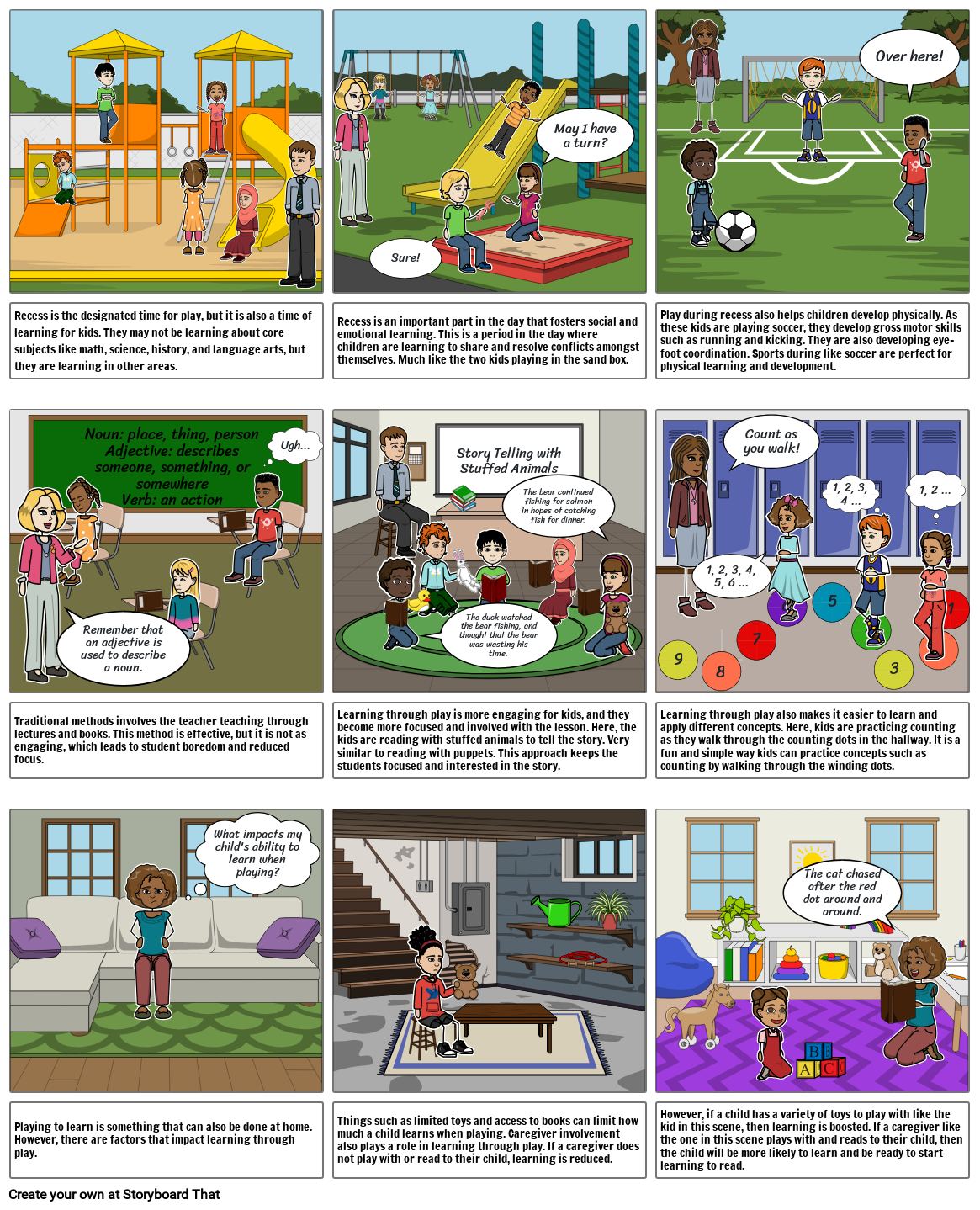 Play and Learning Remix Storyboard by e16d5d42