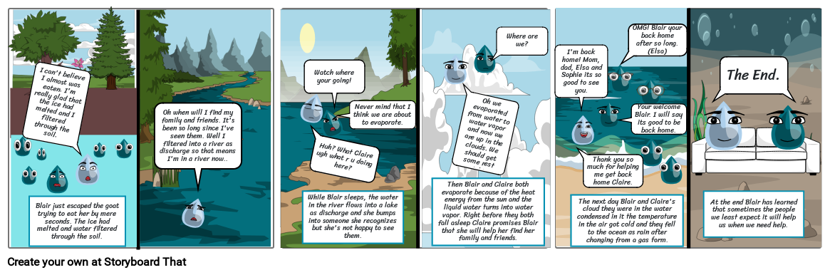 Water cycle part 2 Storyboard af e1be6b56