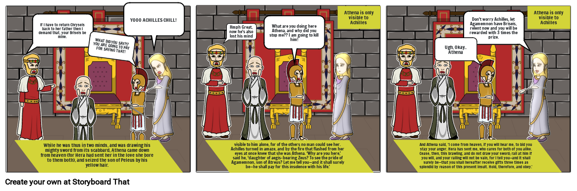 The Iliad Storyboard by e206c7e4