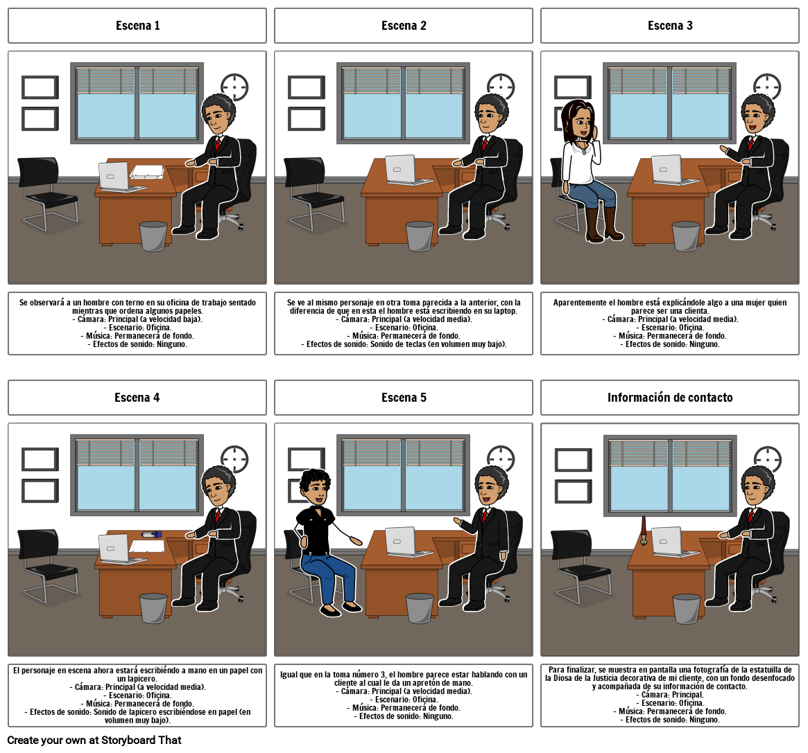 Storyboard - Interna de TISG Storyboard by e22e5d8c