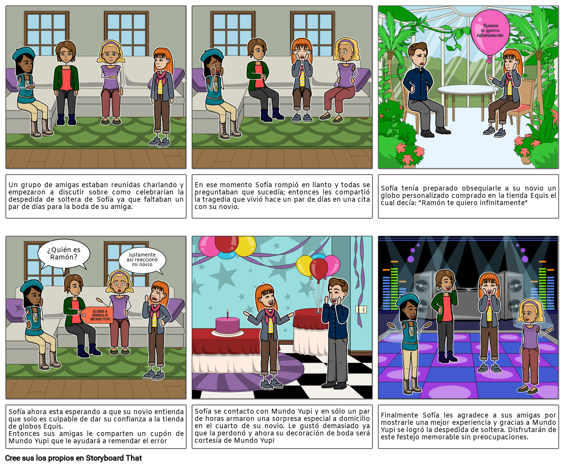 Pon tu confianza en los expertos: Mundo Yupi Storyboard