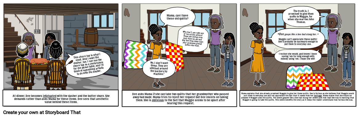 Comic Strip pt.2 Storyboard by e2744b72