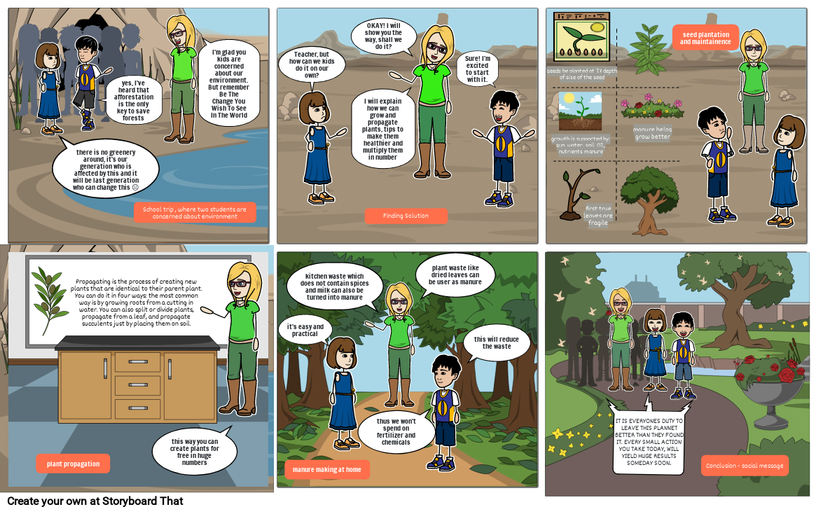Grow Plants Storyboard por e2c086eb