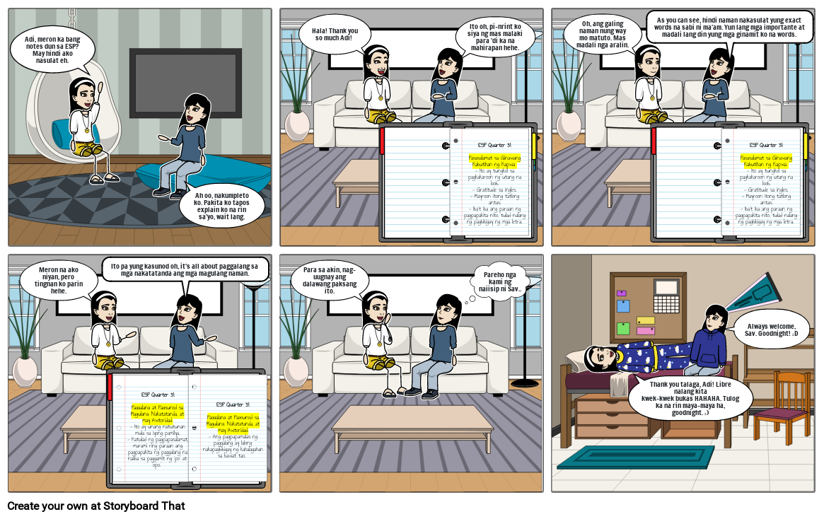 ESP G8 - Q3 Takeaways Storyboard by e32036b2