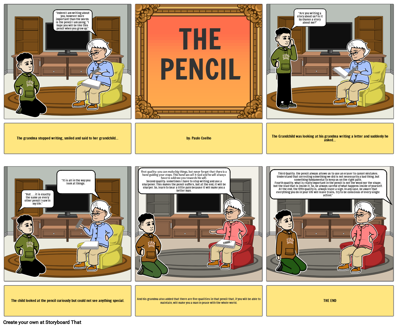 The pencil Storyboard por e38d68a2