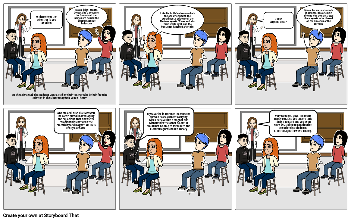Science Theory Storyboard par e3a98b1c