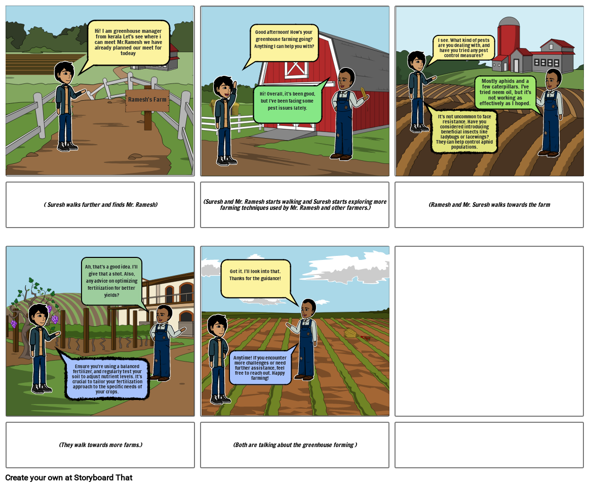 green house farming Storyboard by e4af580c