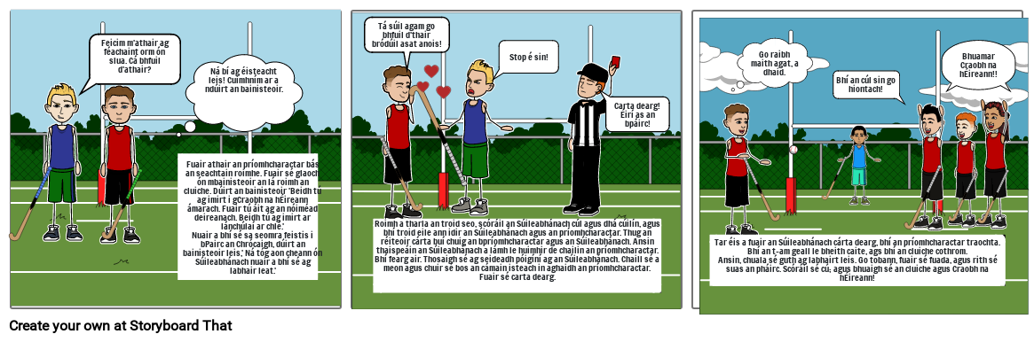 An Cluiche Mór Storyboard par e4e4f718