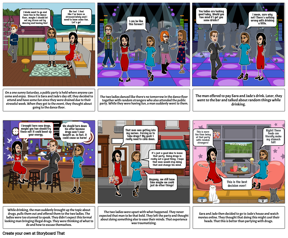 MAPEH Comic Strip Storyboard by e51db9c9