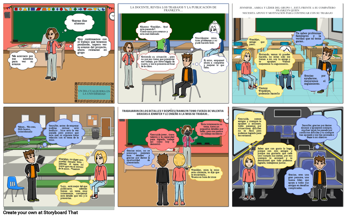 Historieta de liderazgo adaptativo Storyboard by e5347a37 Historieta de liderazgo adaptativo Storyboard by e5347a37