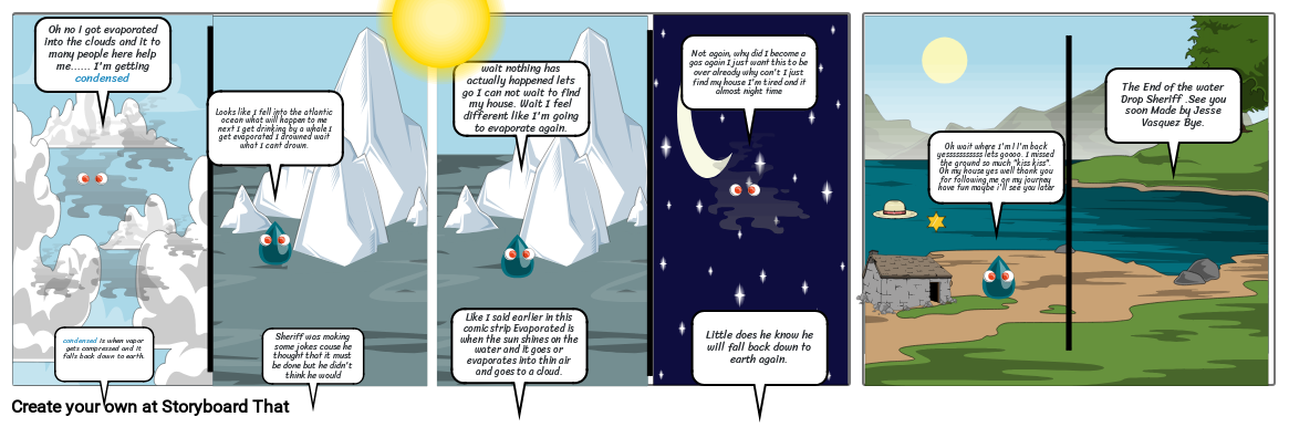 Water Cycle Part 2 Storyboard Door e55e74f5