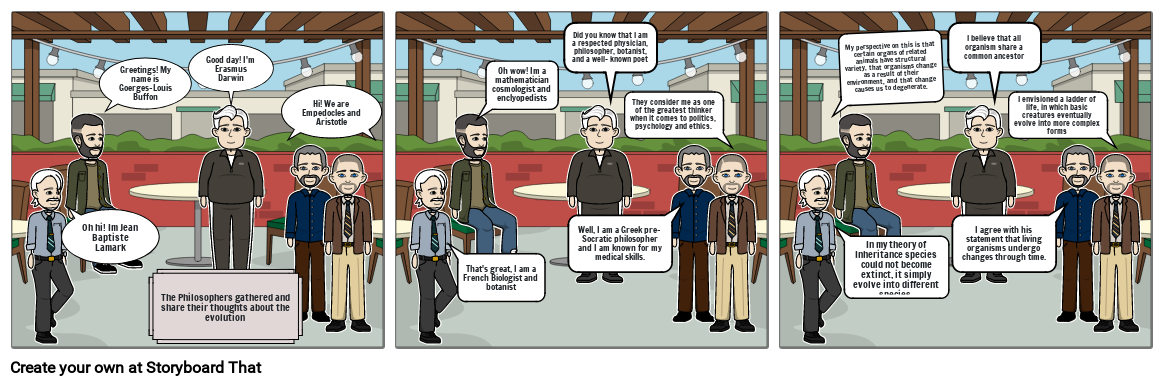 Pre-Darwinian Theories of Change Storyboard by e5b2ed4b