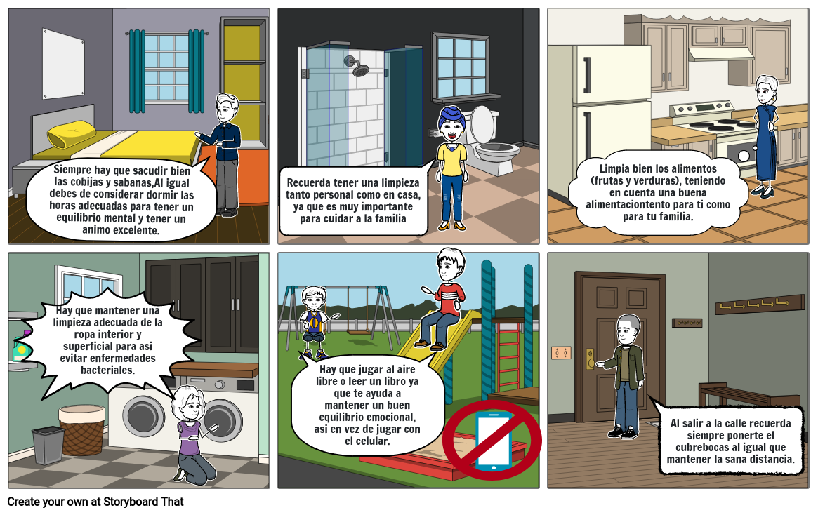 Comic Salud Familiar Storyboard by e615ea26