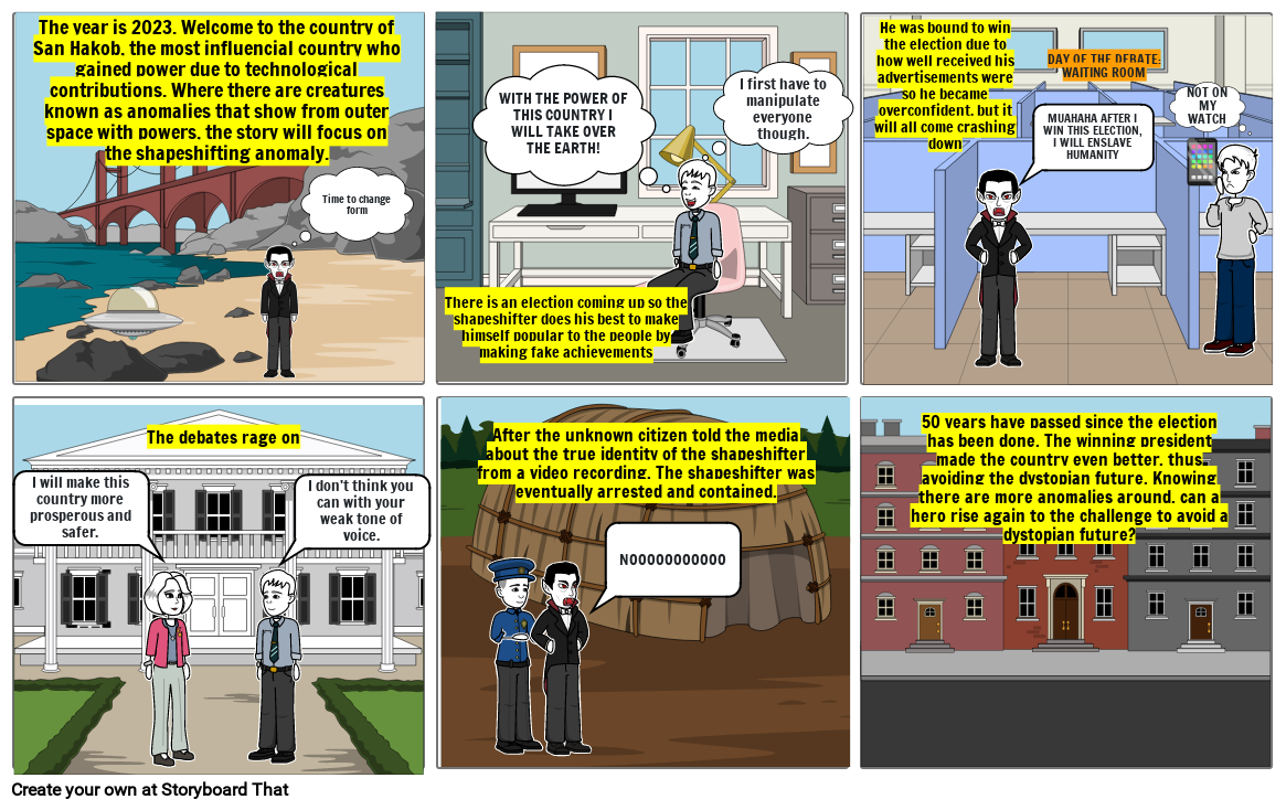 21st lit comic 6 cells Storyboard por e62fa31d