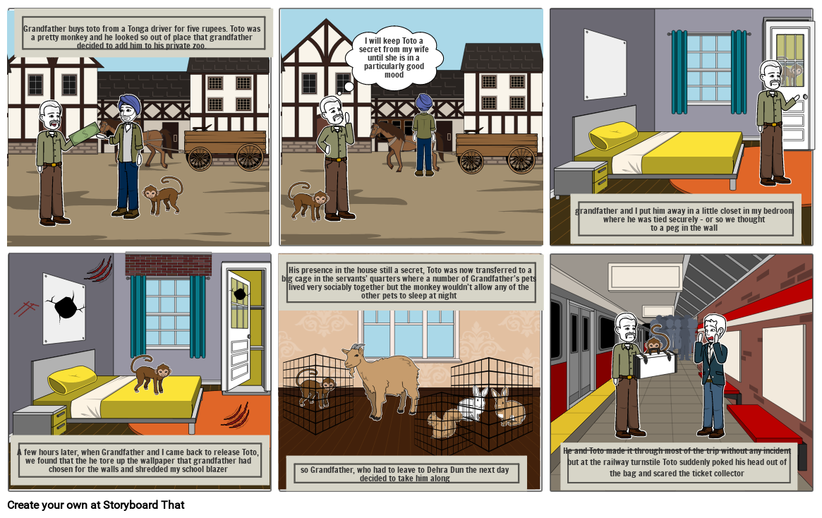 the adventure of toto Storyboard by e6ce4251