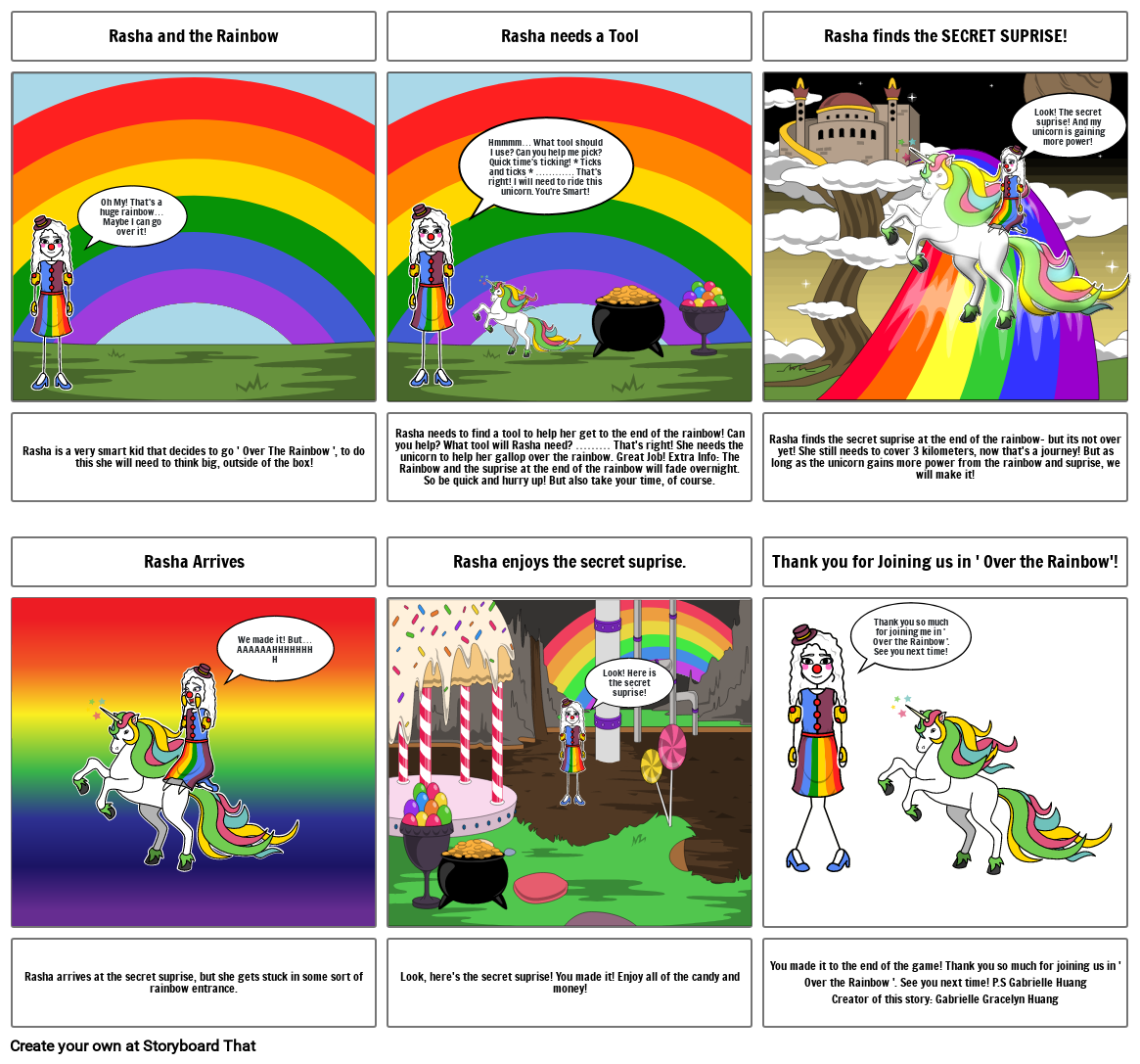 Over the Rainbow Storyboard by e7792bfa
