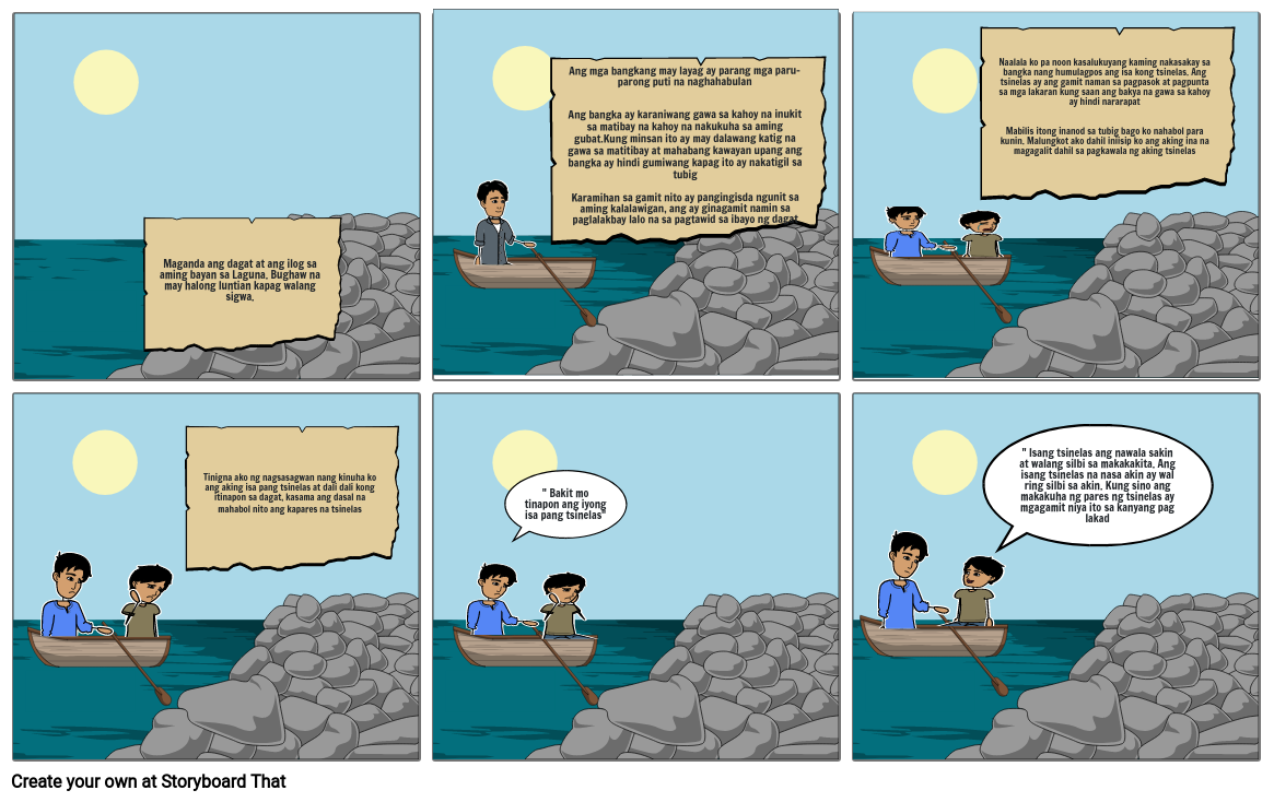 Ang tsinelas ni Jose Rizal Storyboard by e7f6cc3d