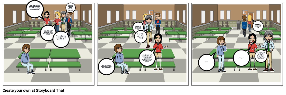 Religion Term 1 2024 Comic Strip Storyboard by e7ffb9ba