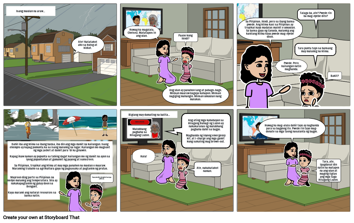 kalikasan Storyboard by e821db04