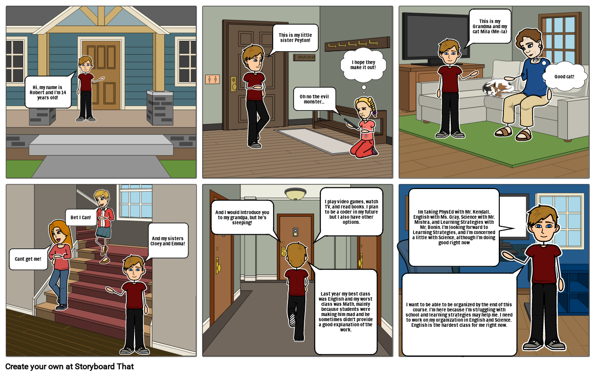 introduce self Storyboard by e842f604