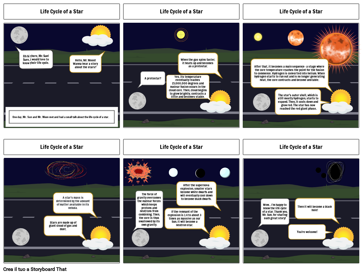 star Storyboard by e8829e1e
