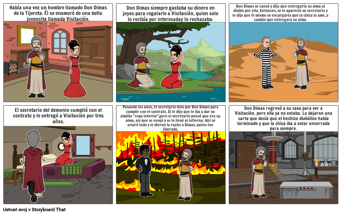 Don Dimas de la tijereta Storyboard by e88c7804