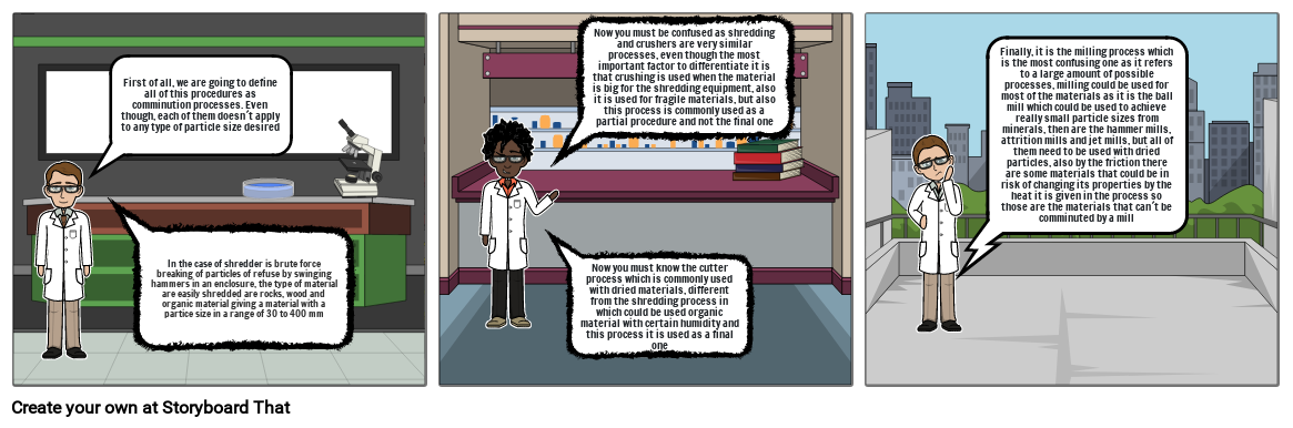 Comminution processes Storyboard por e895d747