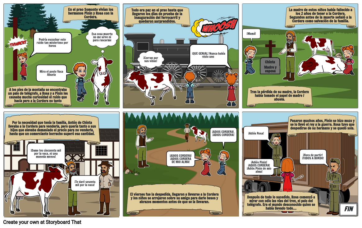 "Adiós, Cordera" Storyboard par e89b850a