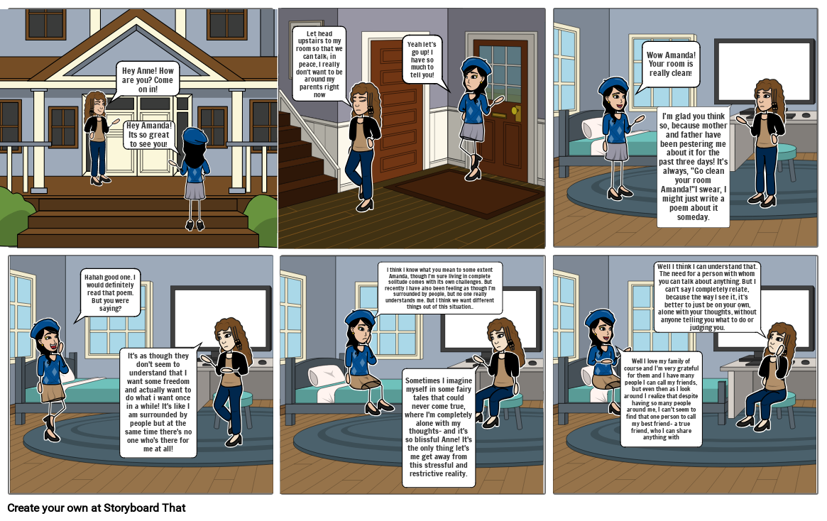 Amanda and Anne Storyboard by e8c3cbb1