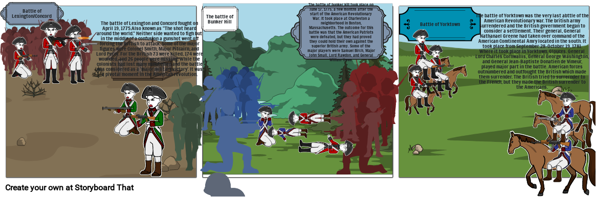 Carolina Del Rio Revolutionary war comic strip