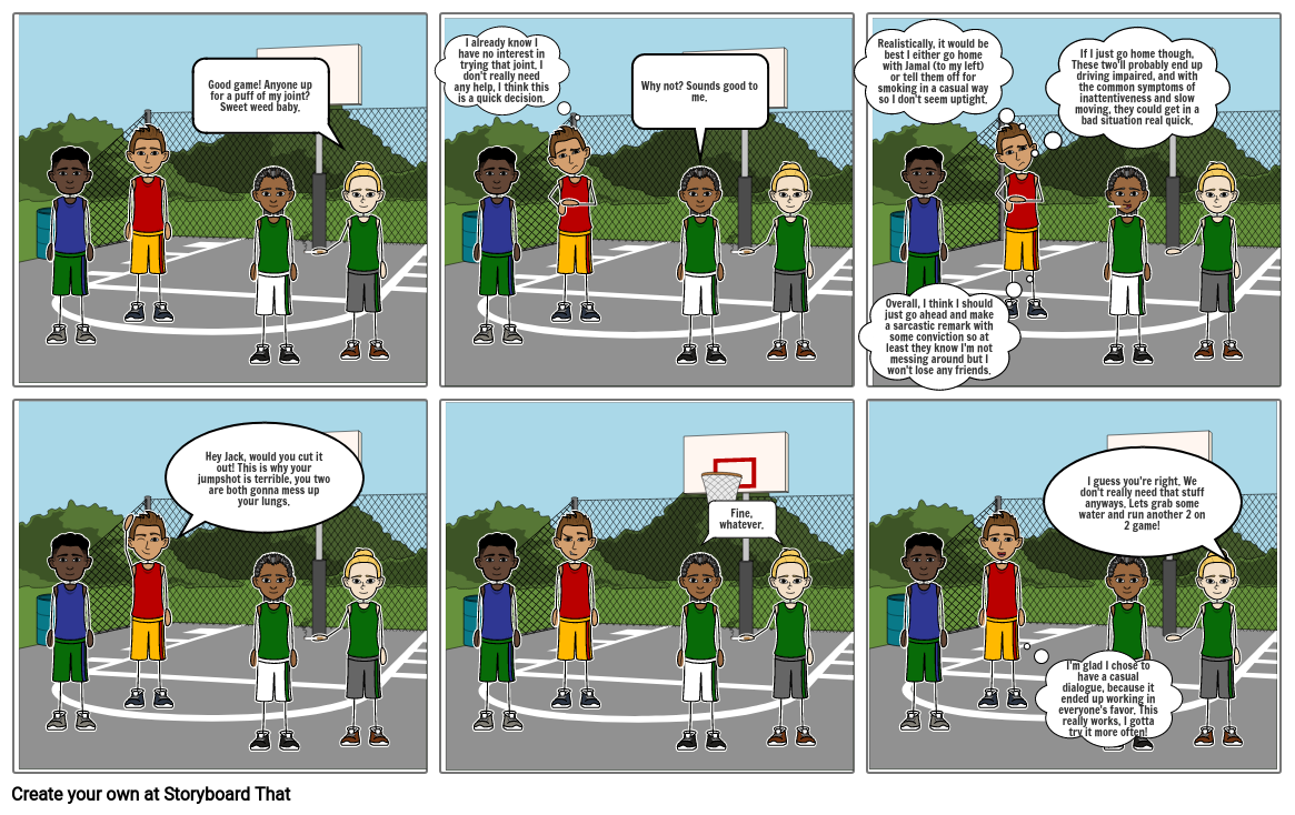 Cannabis Comic Storyboard by ea350a4f94396