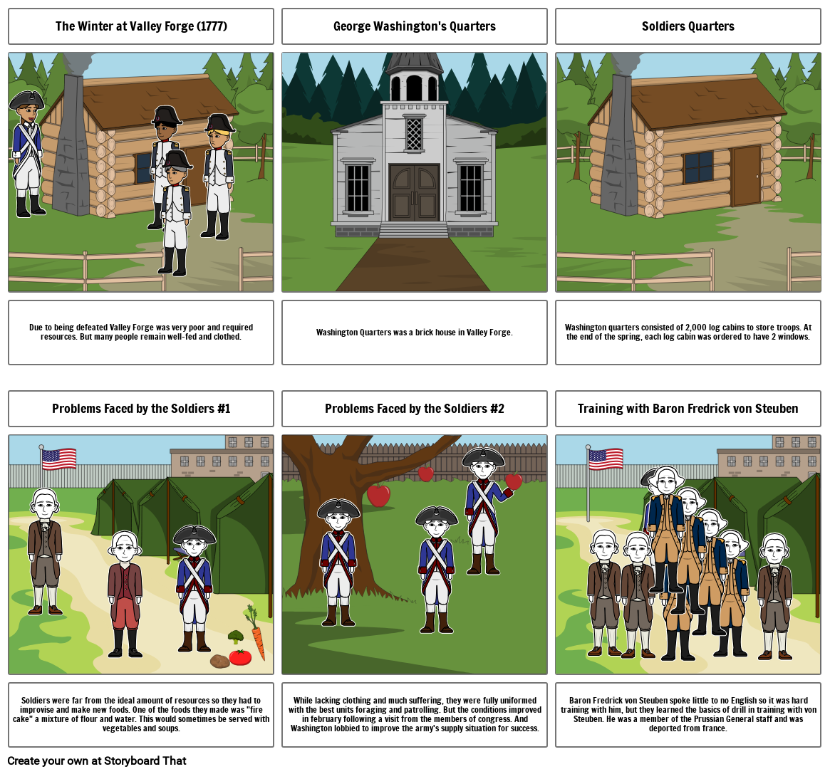 valley forge Storyboard por ea49d44f
